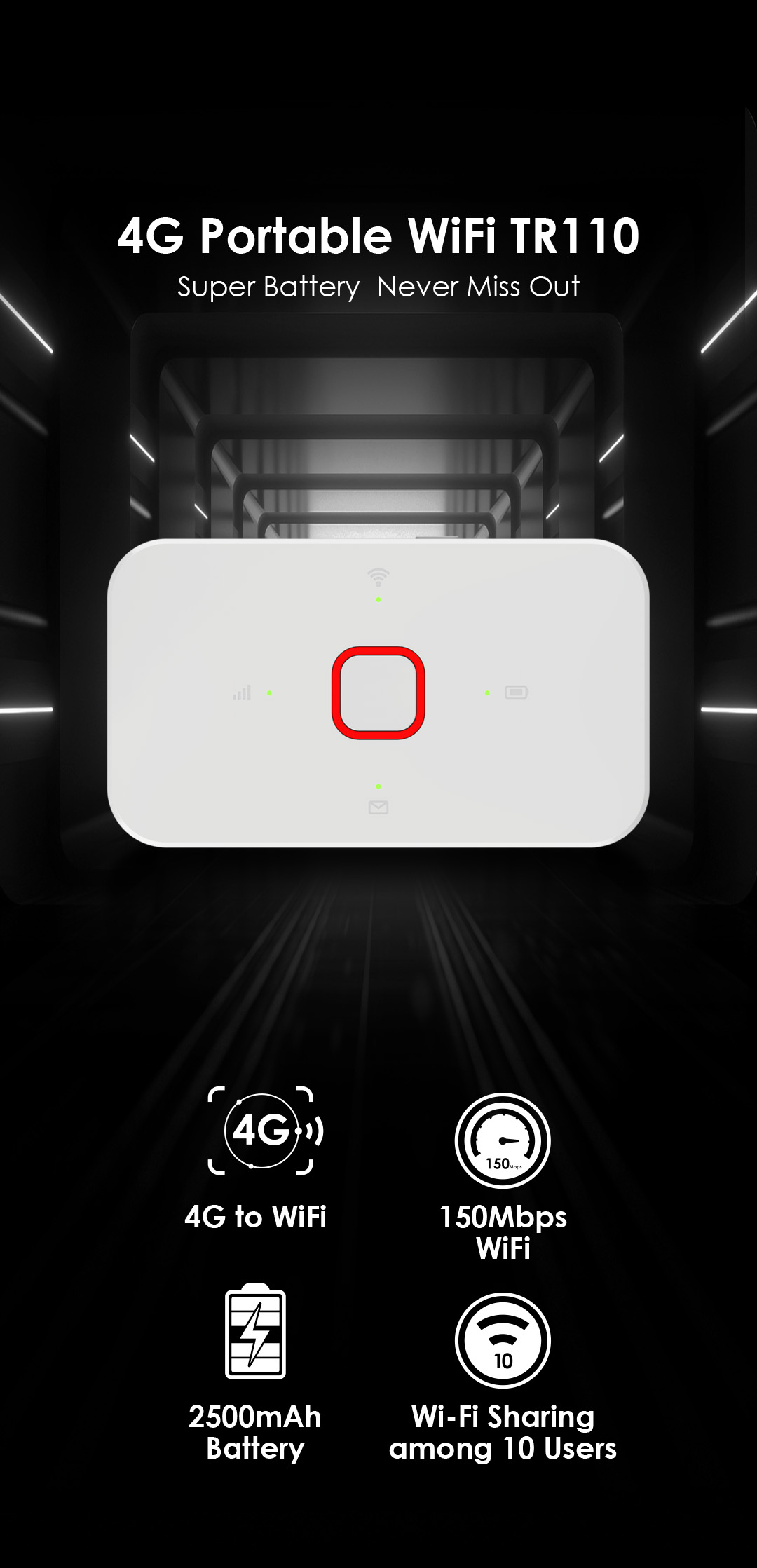 TECNO 4G Pocket WiFi TR110- TECNO (Global) | TECNO Smartphones